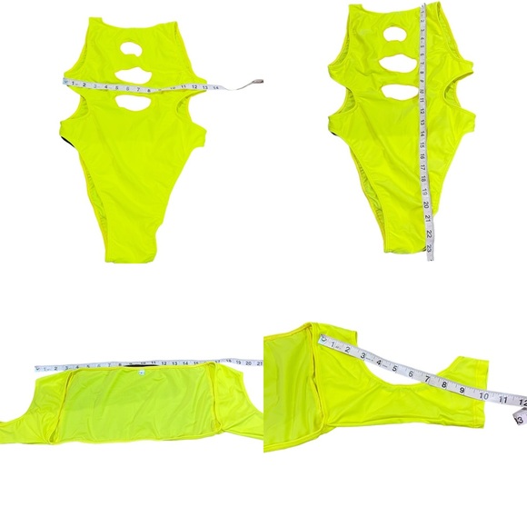 iHeartRaves | Tops | Rave With Mi Gente Neon Yellow Trinity Cut Out ...